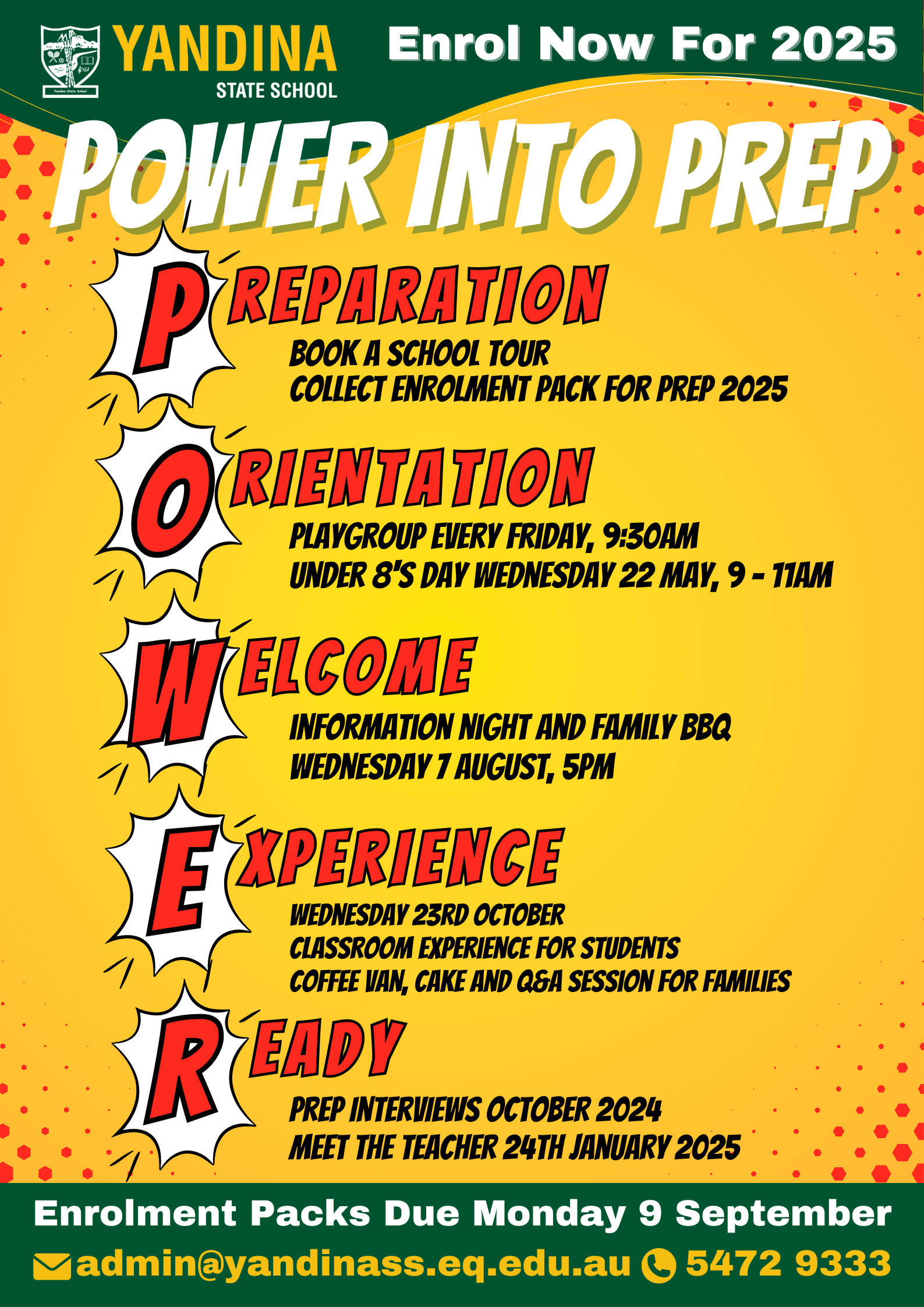 This section is presently being updated POWER INTO PREP 2026